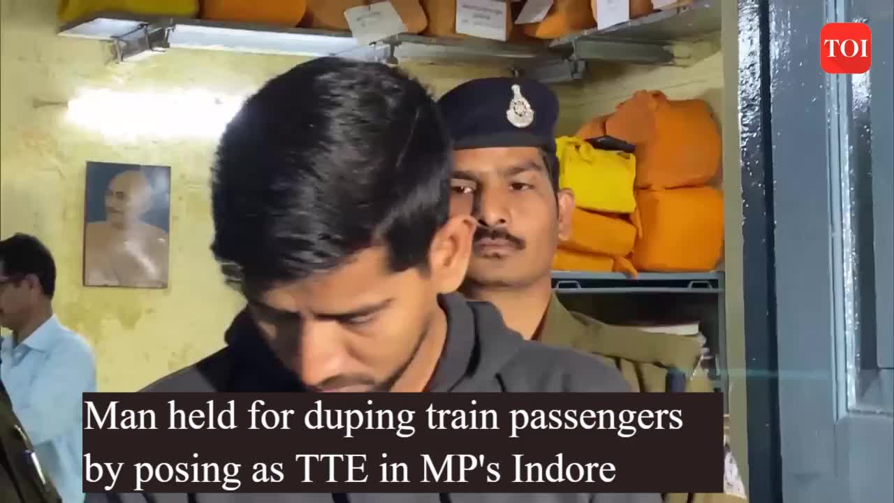 Man held for duping train passengers by posing as TTE in MP's Indore