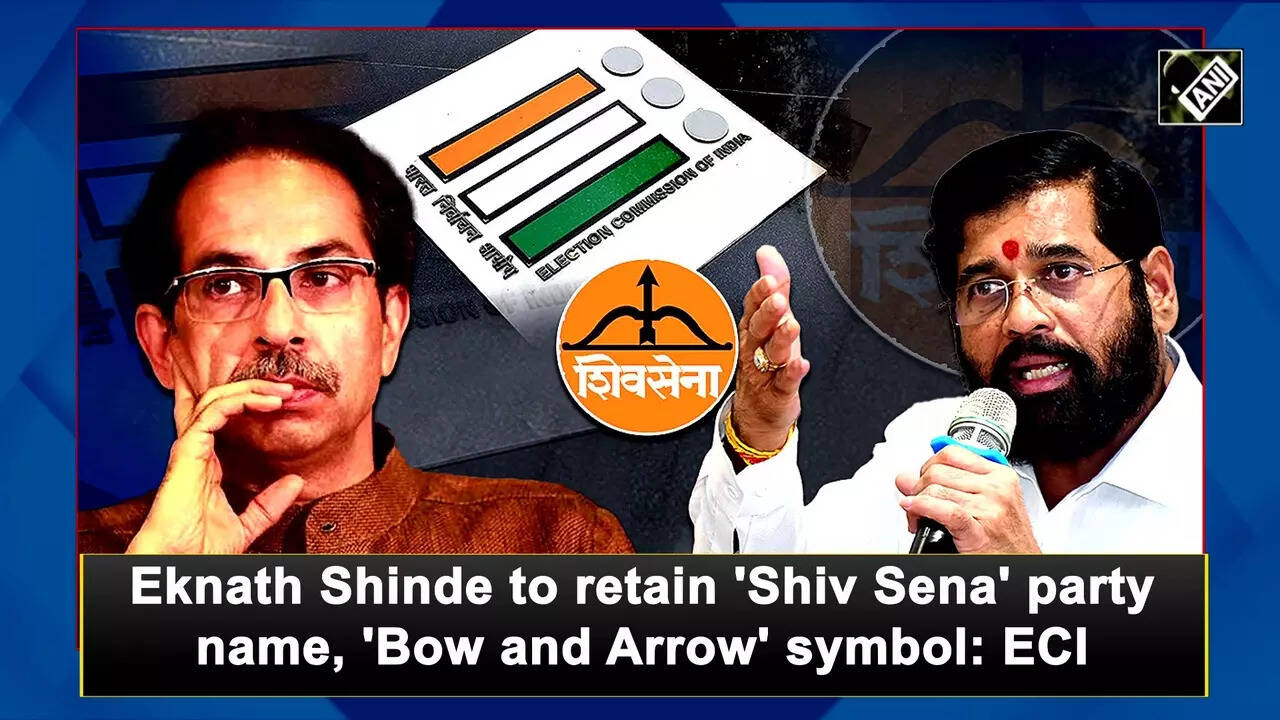 Eknath Shinde to retain 'Shiv Sena' party name, 'Bow and Arrow' symbol: ECI