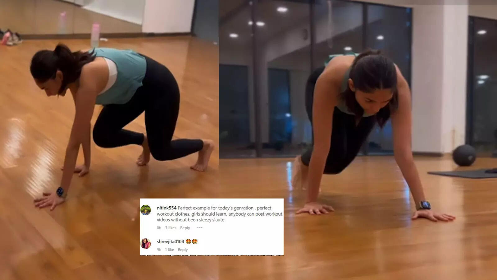 Mrunal Thakur drops workout video demonstrating 'animal flow workout ...