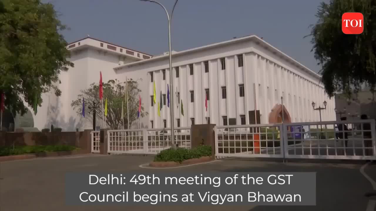 gst council: Delhi: 49th GST Council meet begins at Vigyan Bhawan