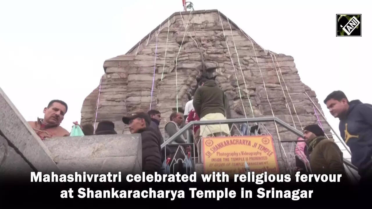 Mahashivratri celebrated with religious fervour at Shankaracharya ...