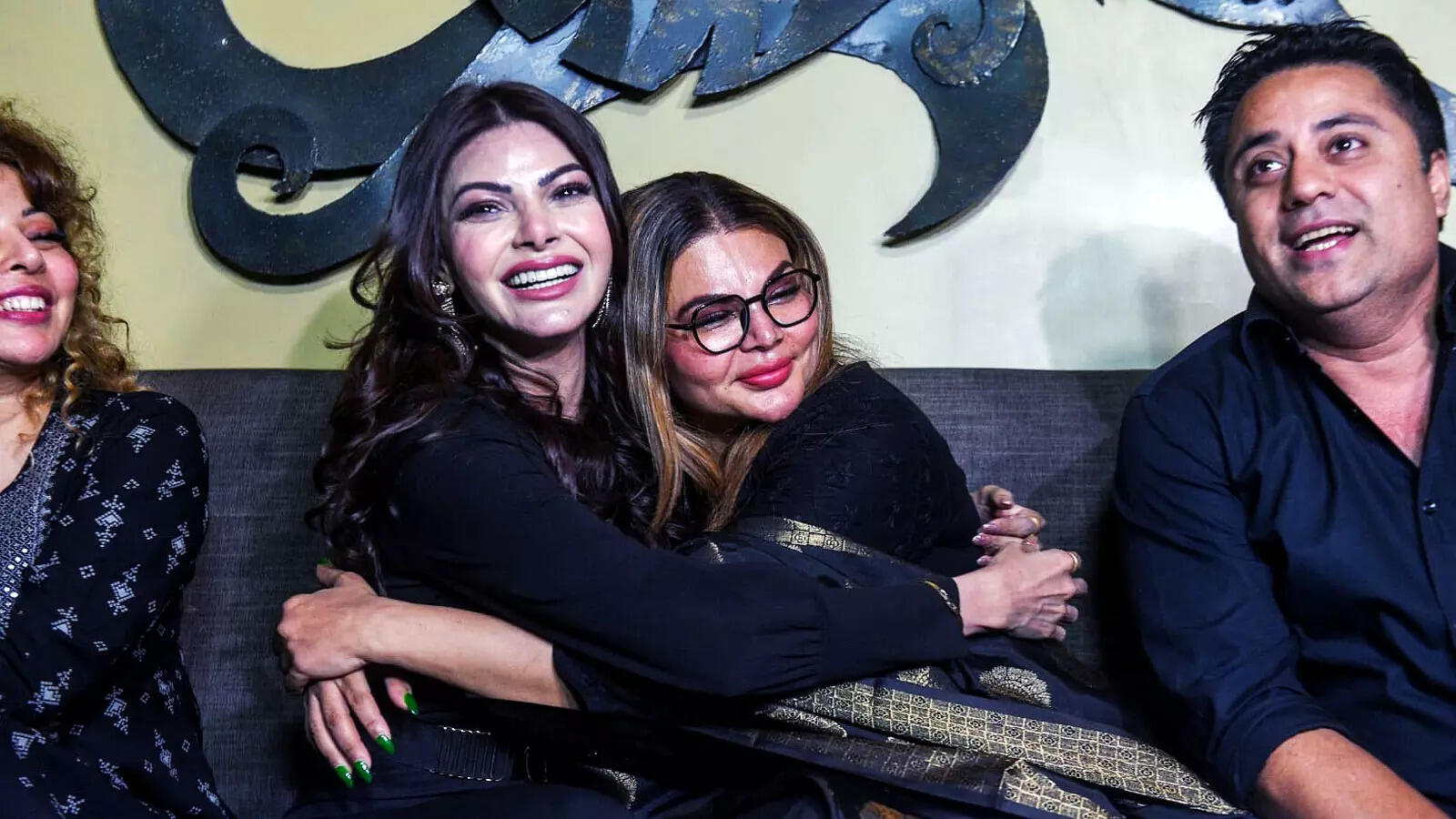 Rakhi Sawant & Sherlyn Chopra hold press con in Mumbai