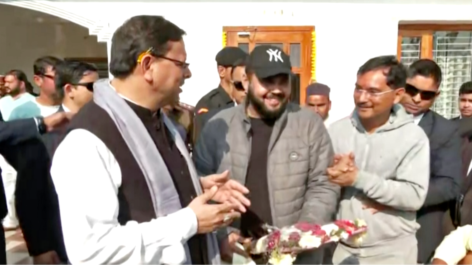 Uttarakhand CM Dhami participates in puja program in Khatima on ...