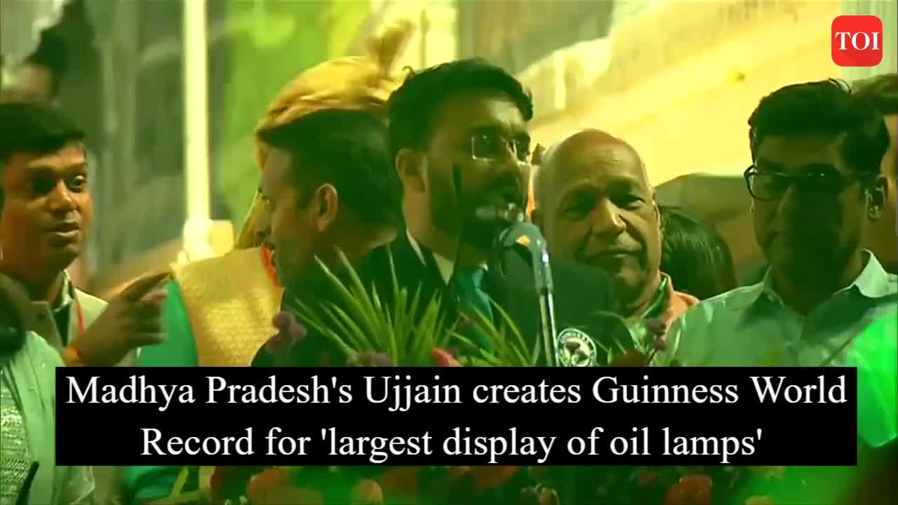 Madhya Pradesh's Ujjain creates world record for largest display of oil ...