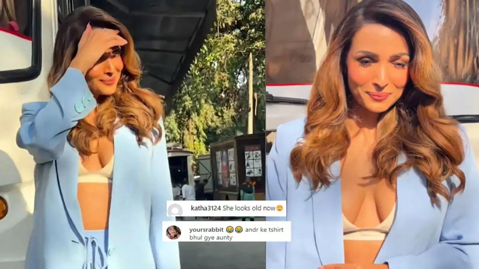 TROLLED! Malaika Arora wears white bralette with an oversized blazer; netizens say 'andar ke t ...