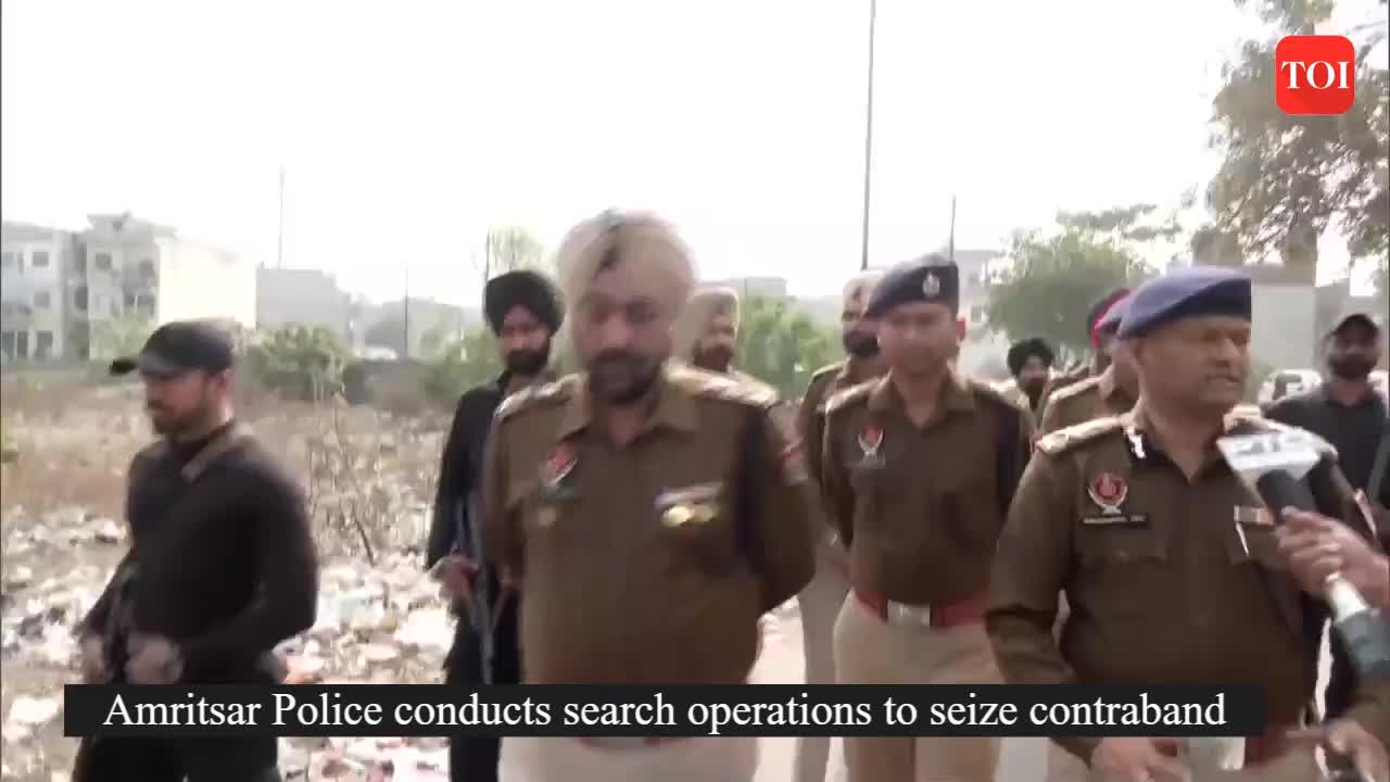 Amritsar Police conducts search operations to seize drugs