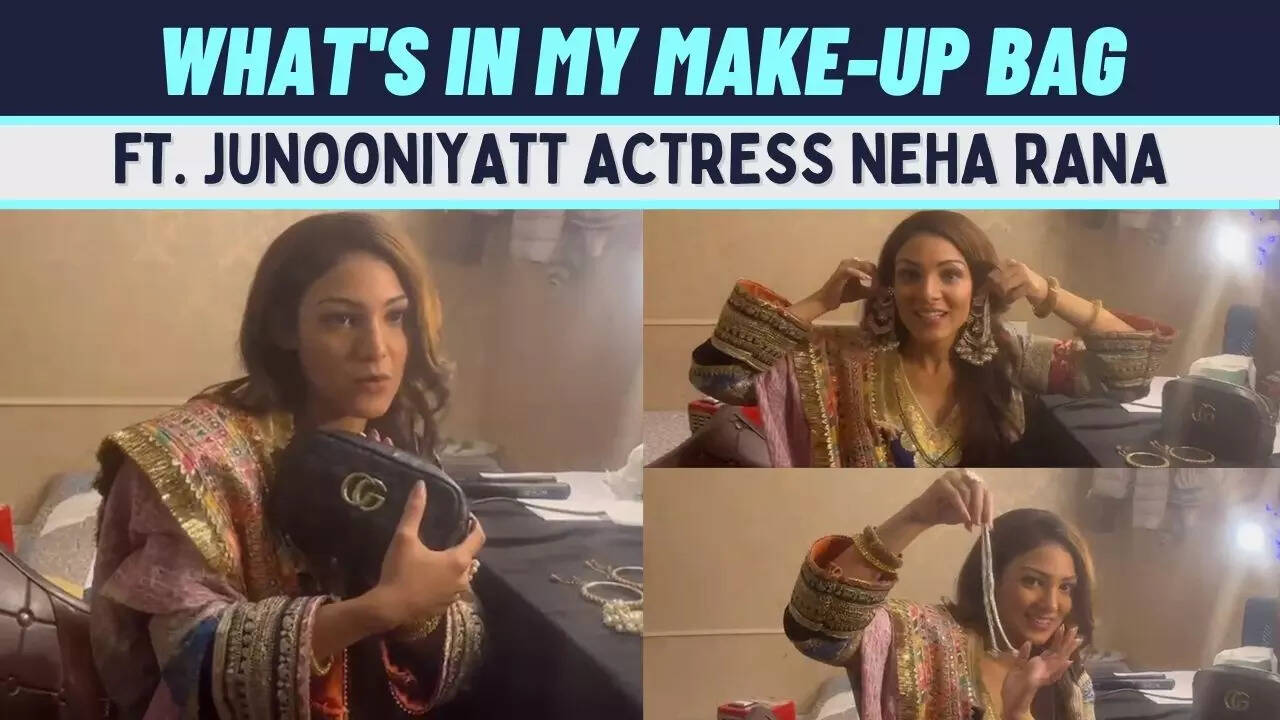 Junooniyatt actress Neha Rana reveals 'What's in her make-up bag'
