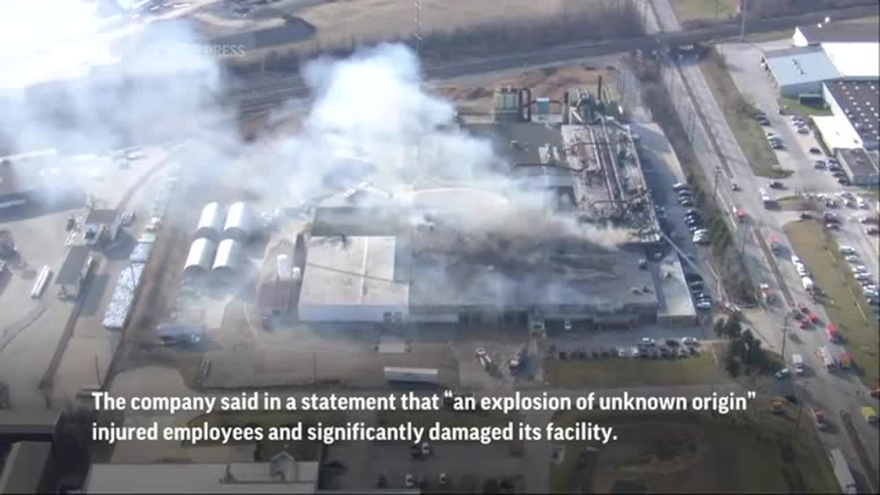 One dead and 13 hospitalized in Ohio factory explosion