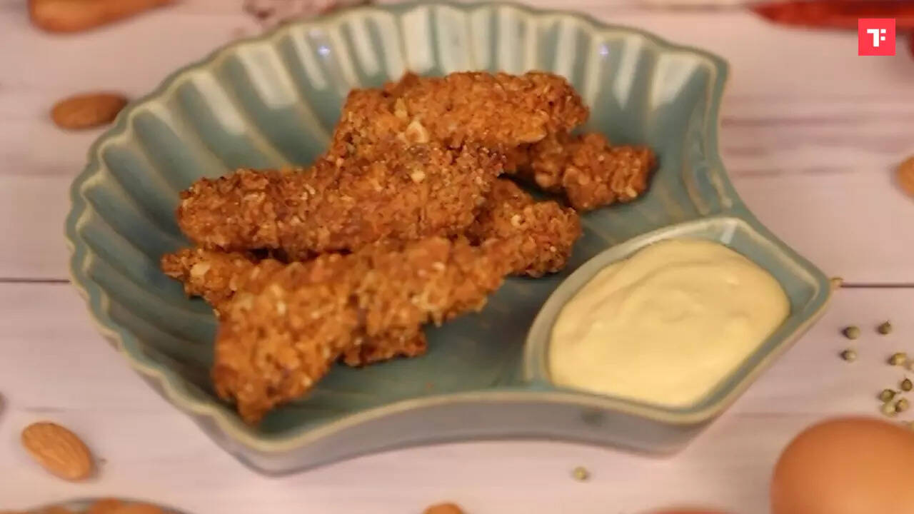 Watch: How to make Flamin' Hot Almond Crusted Chicken - Times Food