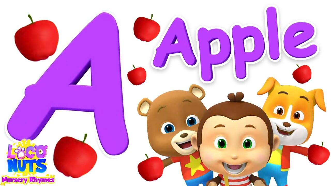 English Kids Poem: Nursery Song in English 'Phonics: ABC'