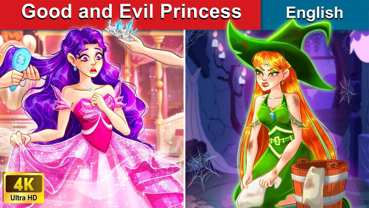 Watch Latest Kids English Nursery Story 'Good And Evil Princess' For ...
