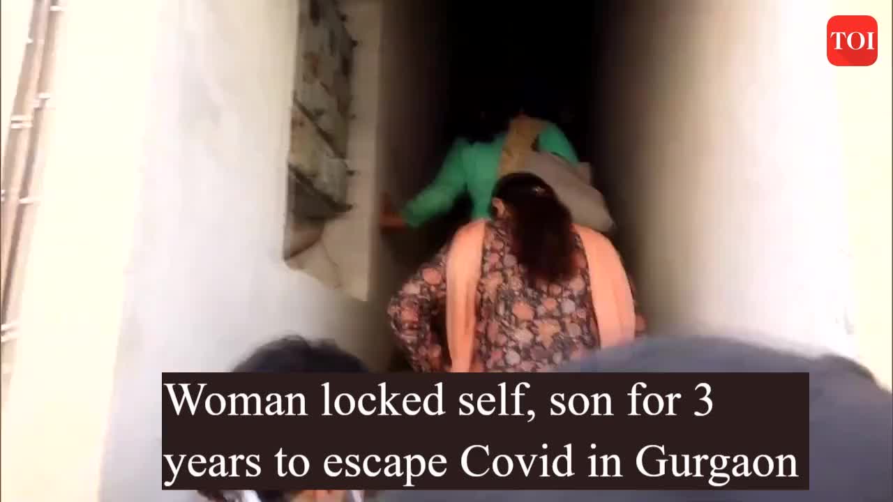 Woman locked self, son for 3 years to escape Covid in Gurgaon