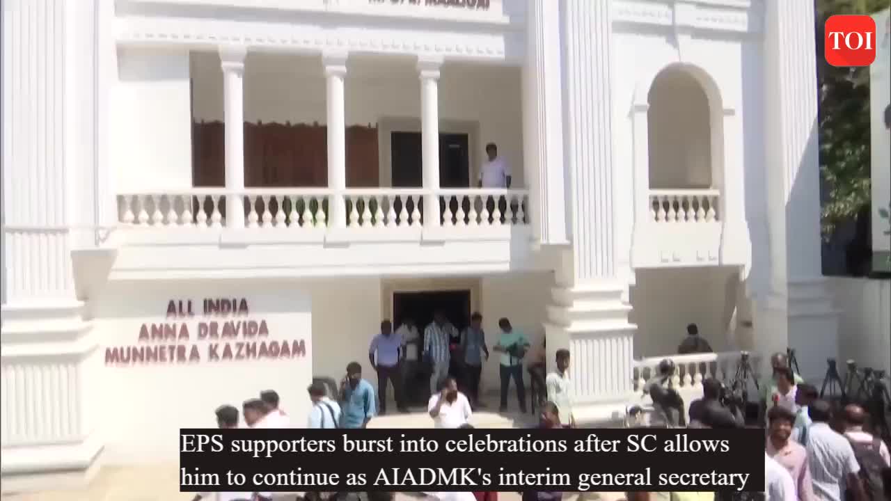 eps: EPS supporters burst into celebrations after SC allows him to ...