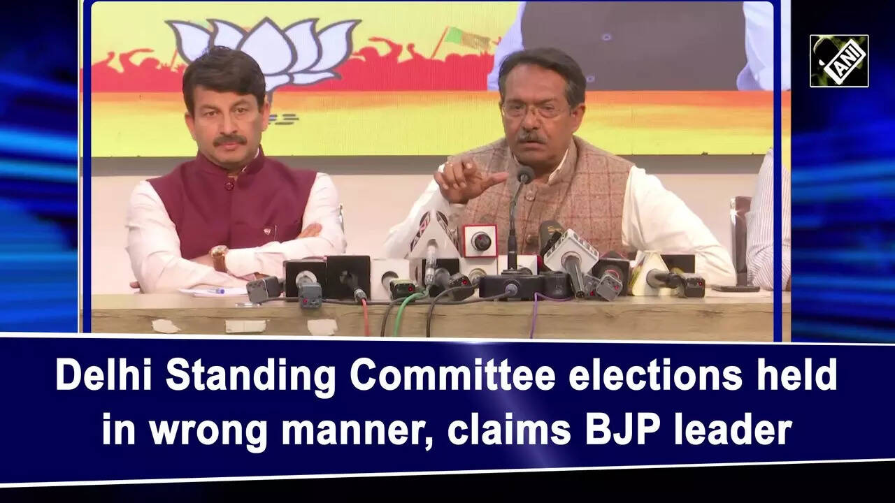Delhi Standing Committee elections held in improper manner: BJP