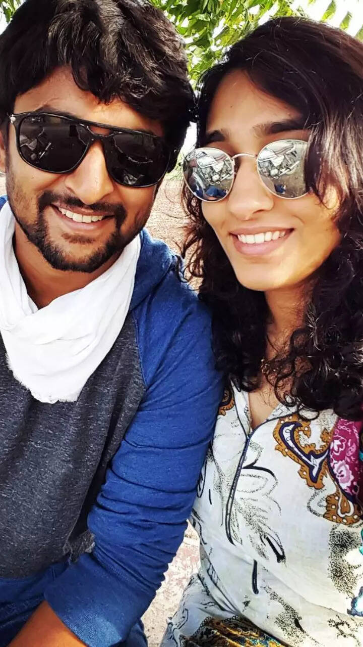Natural star Nani's 39th birthday celebrations with wife Anjana ...