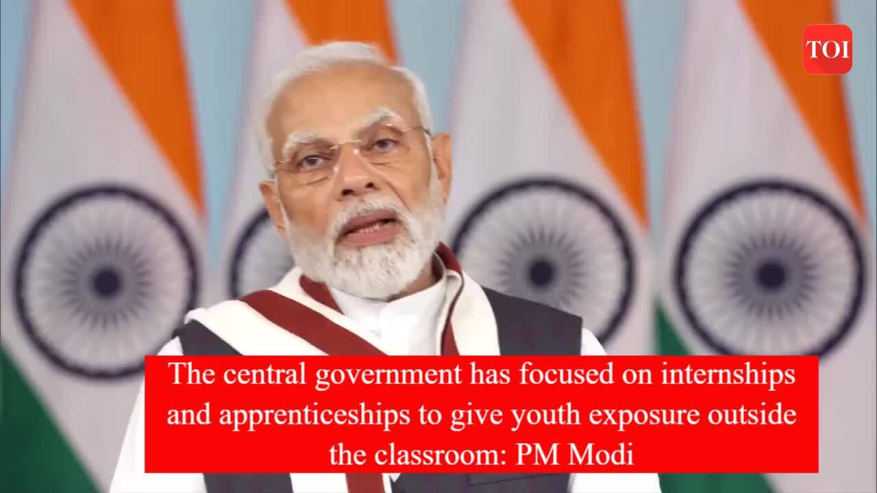 The central government has focused on internships and apprenticeships ...