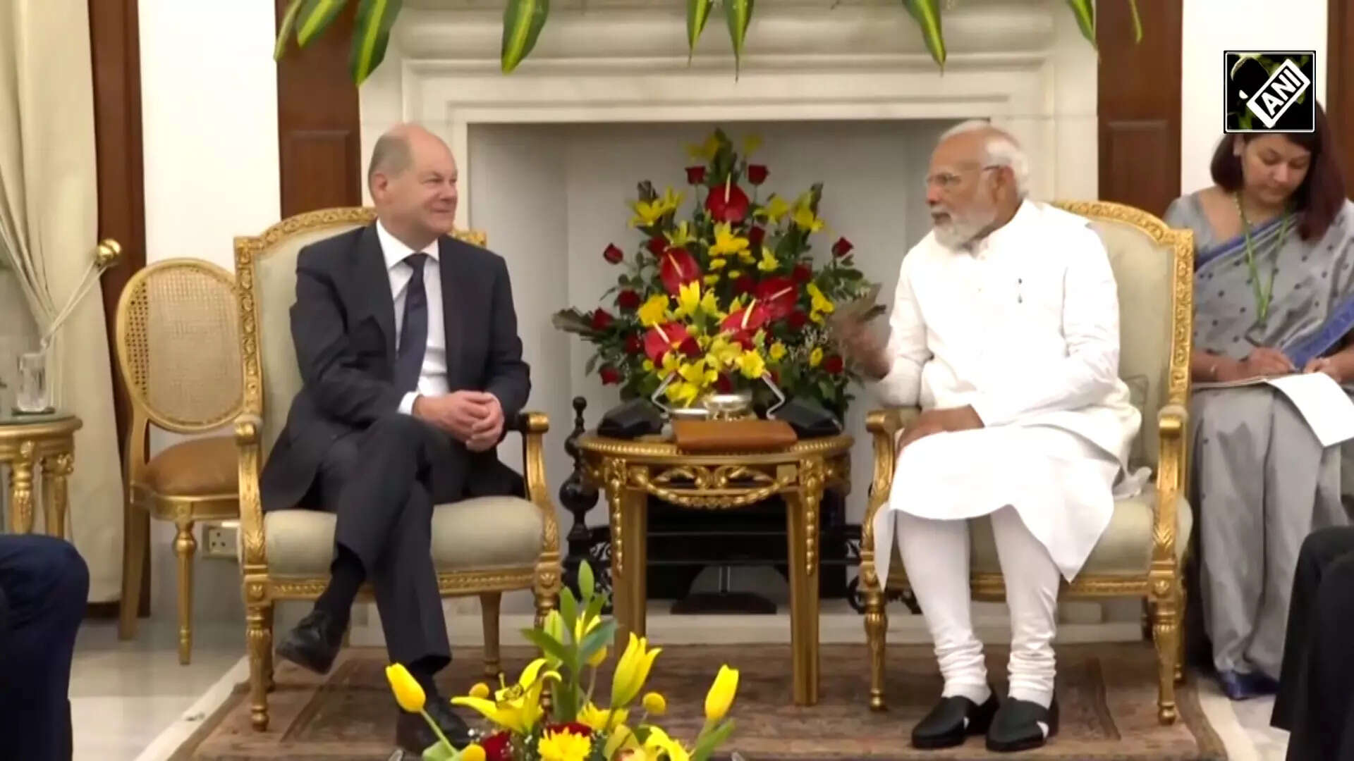 Delhi: PM Modi holds talks with German Chancellor Olaf Scholz