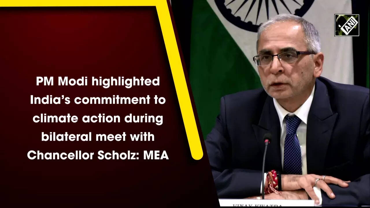 PM Modi highlighted India’s commitment to climate action during meet ...