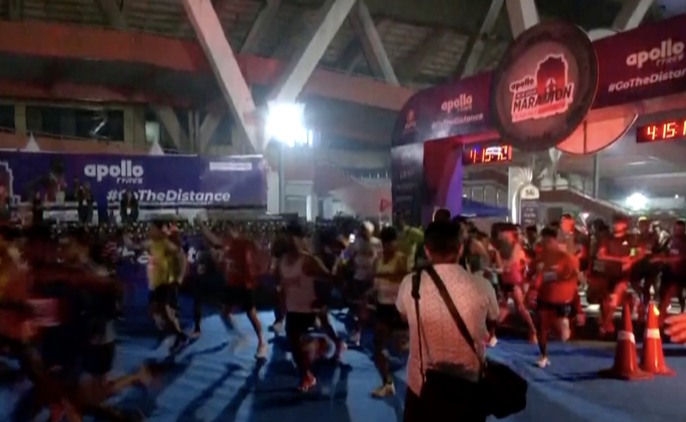 marathon: Delhi: Apollo Tyres New Delhi Marathon kicks off from JLN stadium