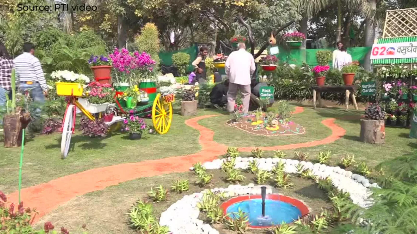 DDA organises two-day flower festival in Delhi's Rohini from february 25-26