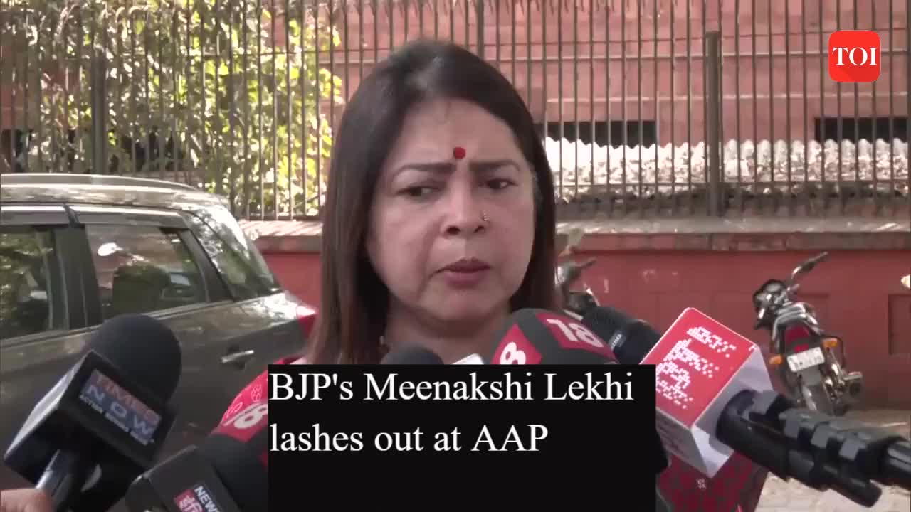 BJP's Meenakshi Lekhi lashes out at AAP