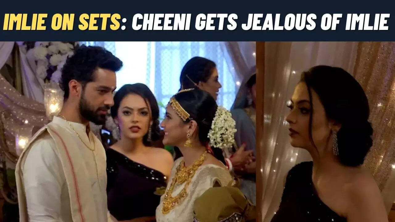 Imlie on sets: Imlie and Atharva enjoy a fun dance together