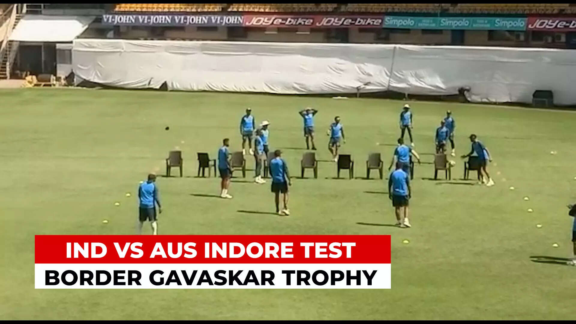 Indore: The Indian cricket team practice ahead of 3rd Test against ...