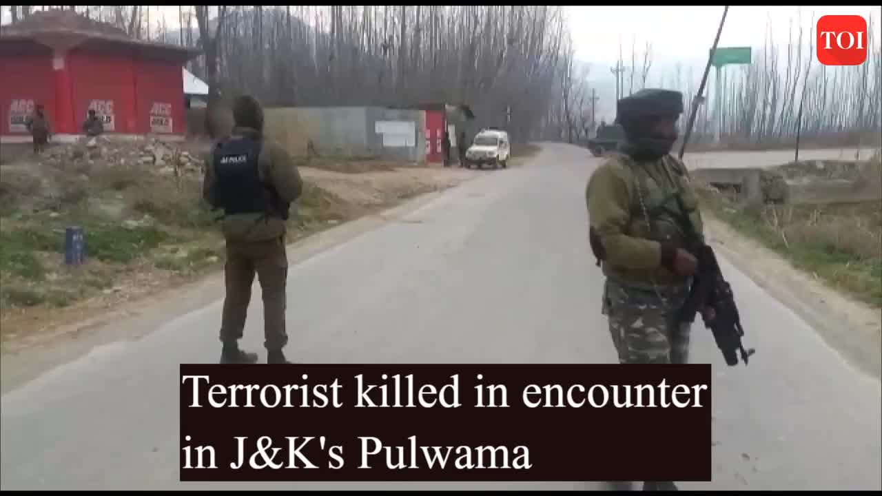 Terrorist killed in encounter J&K's Pulwama, 2 security officials injured
