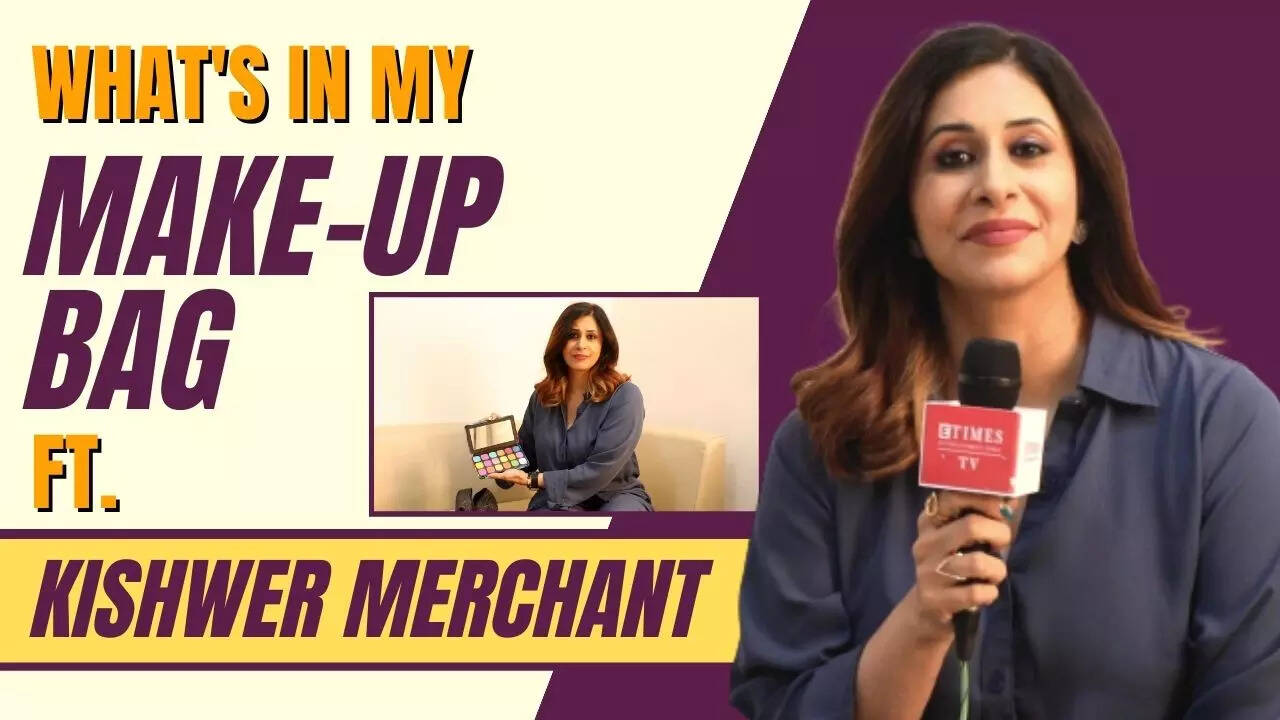Kishwer Merchant loves her pink lip shades, a peek into her make-up pouch