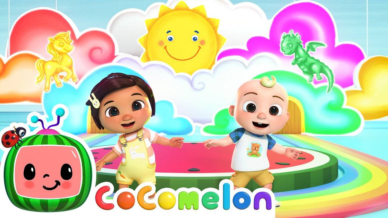Nursery Rhymes in English: Children Video Song in English 'Jello Color ...
