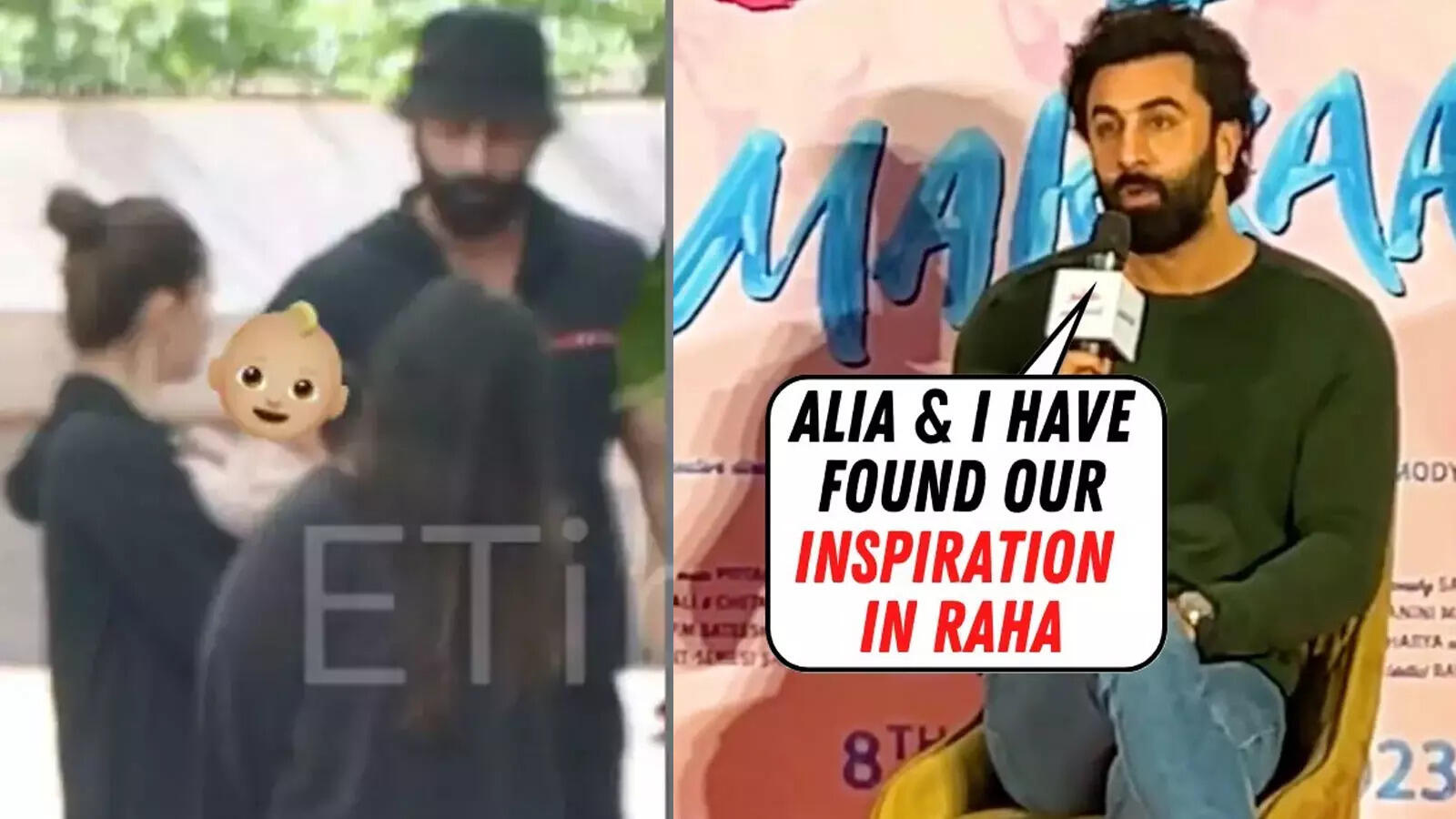 Ranbir Kapoor says Raha is his and wife Alia Bhatt's inspiration