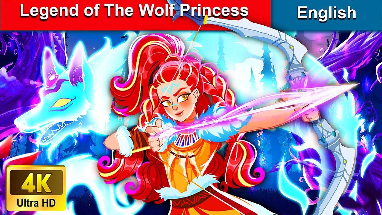 Watch Latest Kids English Nursery Story 'Legend Of The Wolf Princess ...