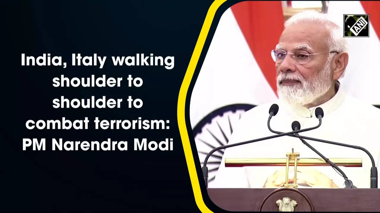 India, Italy walking shoulder to shoulder to combat terrorism: PM ...