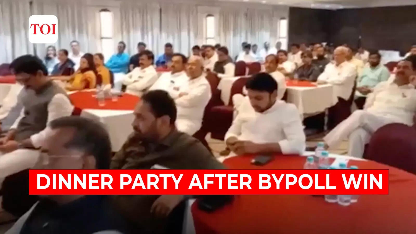 Watch: NCP leader Jayant Patil organises dinner meeting for MVA leaders ...