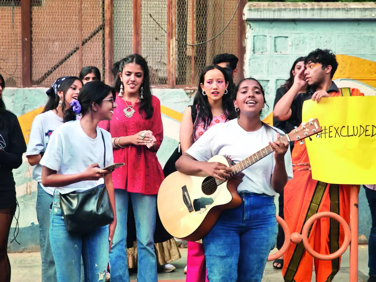 College students celebrate inclusivity at Church Street - Times of India