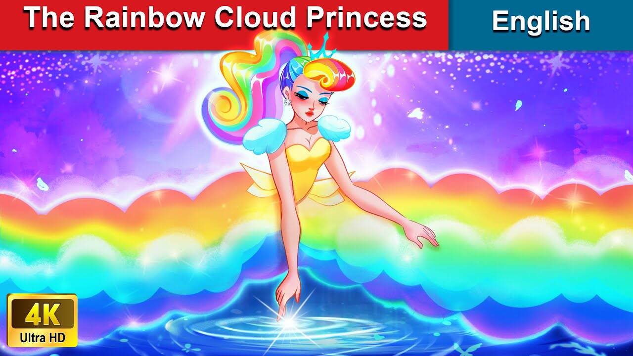 Watch Latest Kids English Nursery Story 'The Rainbow Cloud Princess ...