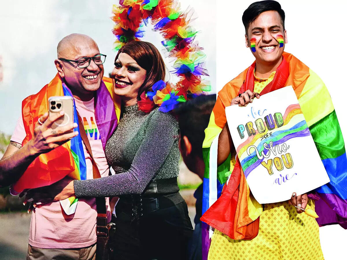 LGBTQIA community endorses a special message at the pride parade in ...