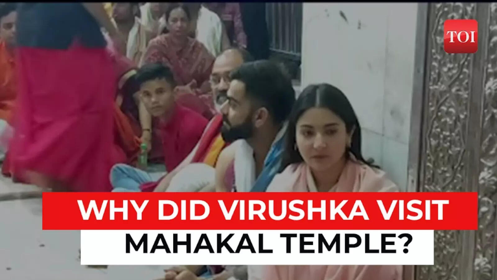 anushka sharma: Watch: Anushka Sharma, Virat Kohli visit Mahakaleshwar temple in Ujjain