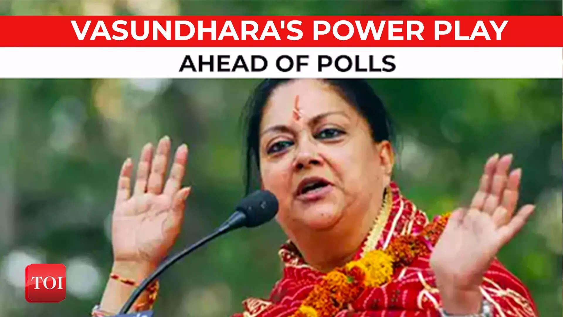 raje: Ahead of Rajasthan polls, Vasundhara Raje makes strong pitch for ...