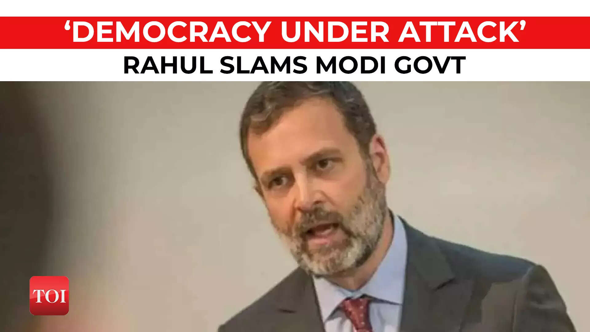 'Indian democracy under brutal attack': Rahul Gandhi again targets Modi ...