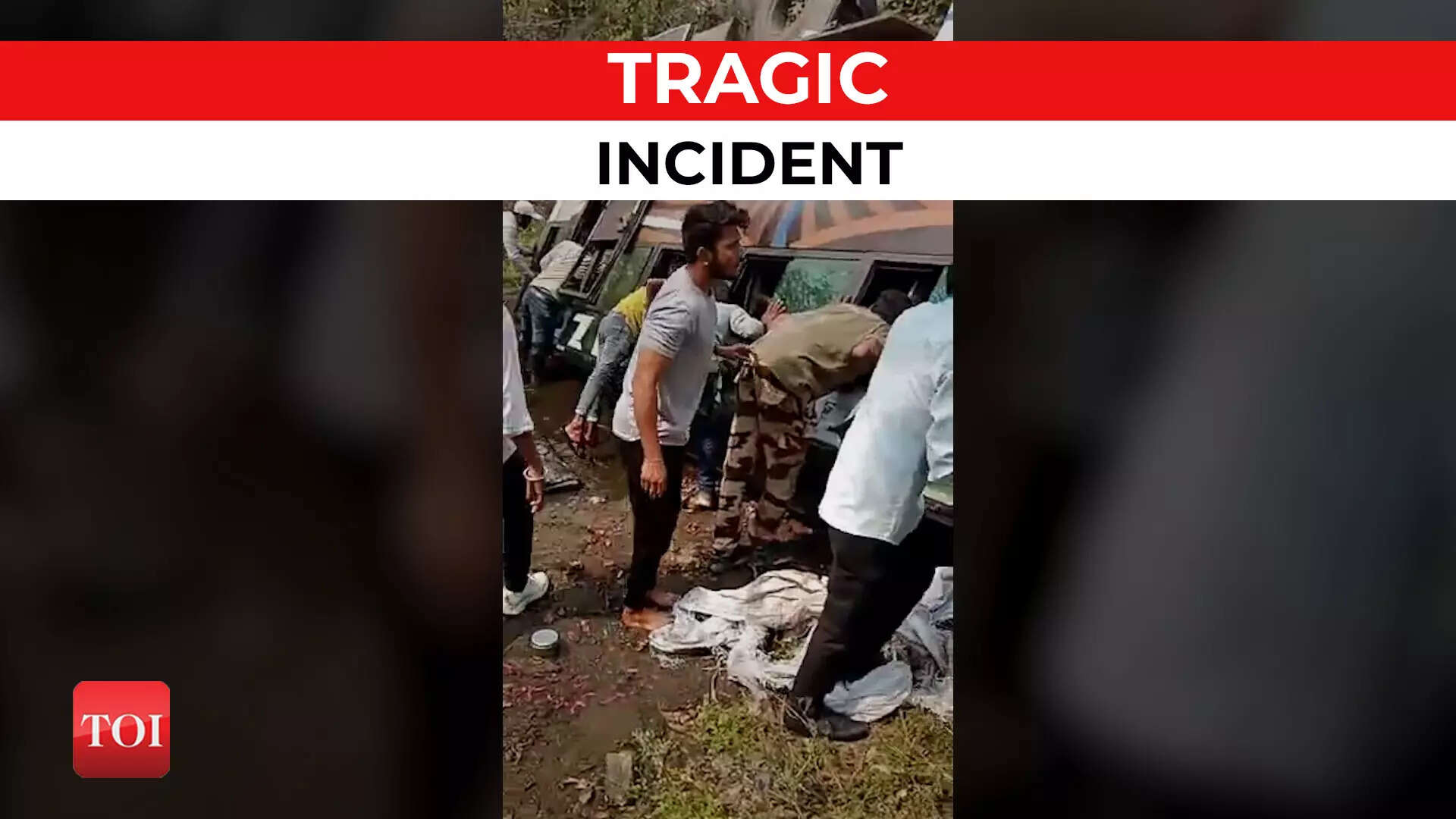 MP: Two killed as bus falls into deep ditch at Bhairav Ghat near Indore