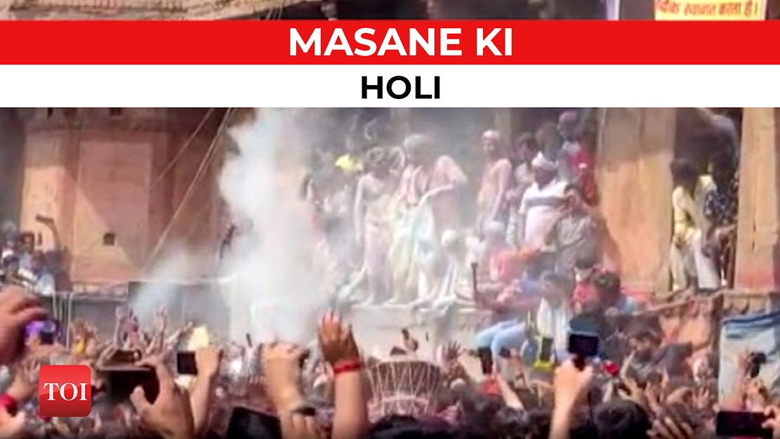 Unique Varanasi Holi where pyre ash replaces gulal