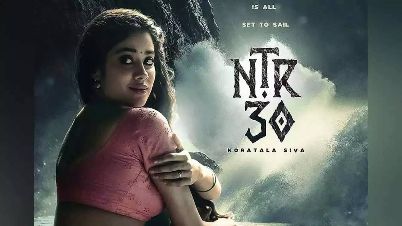 'It is finally happening...': Janhvi Kapoor drops FIRST look poster as she joins Jr NTR's 'NTR 30'