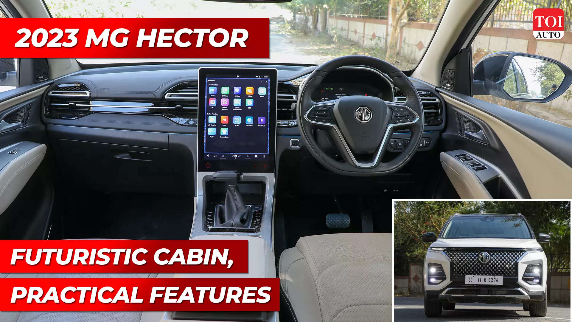 2023 MG Hector Interior Review: How good is the largest touchscreen in ...