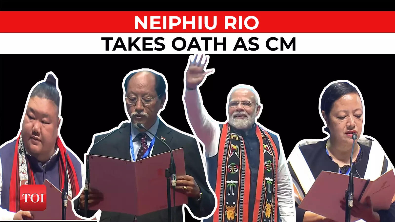 neiphiu rio: Neiphiu Rio sworn in as CM for 5th time; Nagaland gets its first woman minister