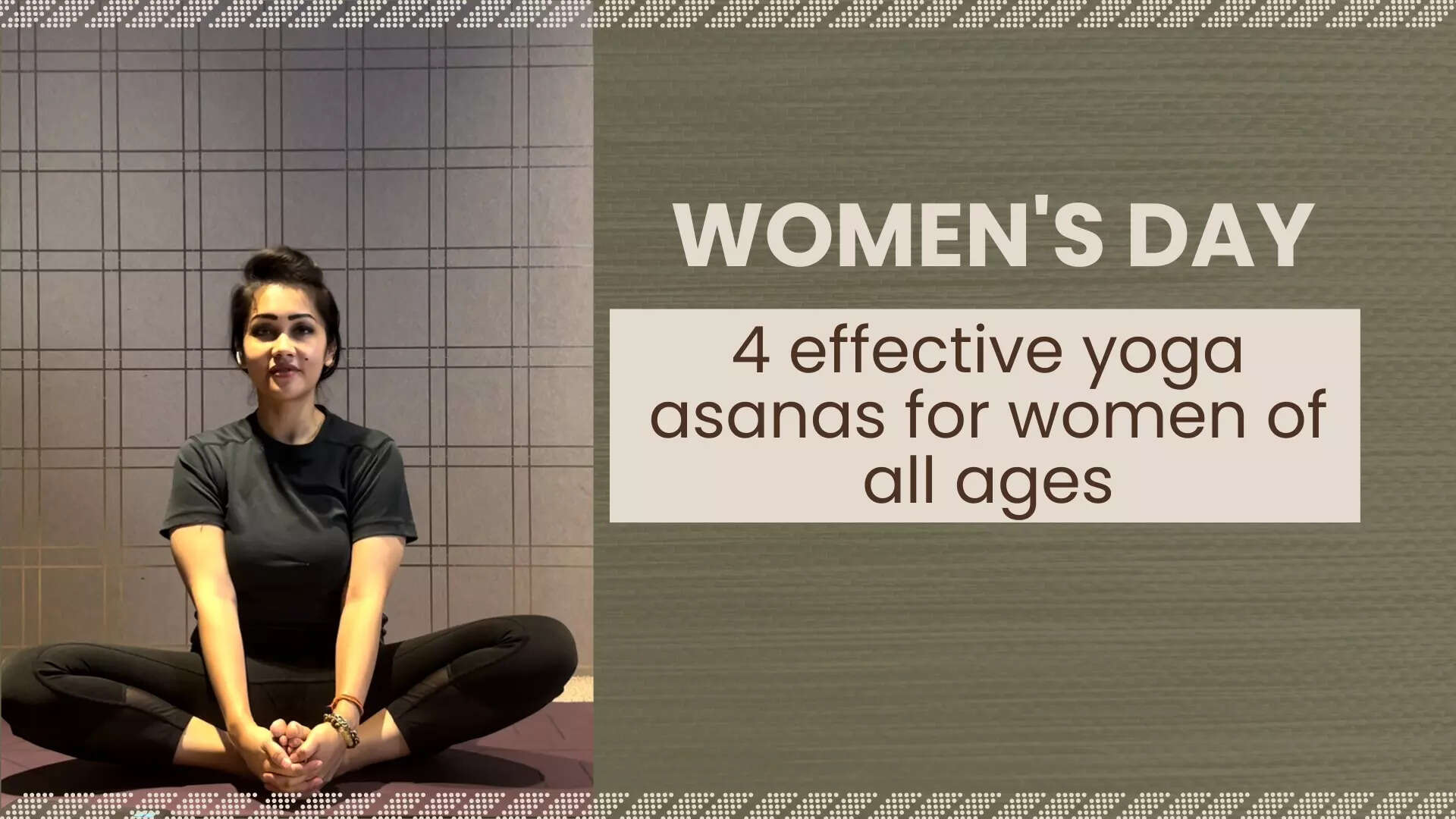 Women's Day: 4 effective yoga asanas for women of all ages