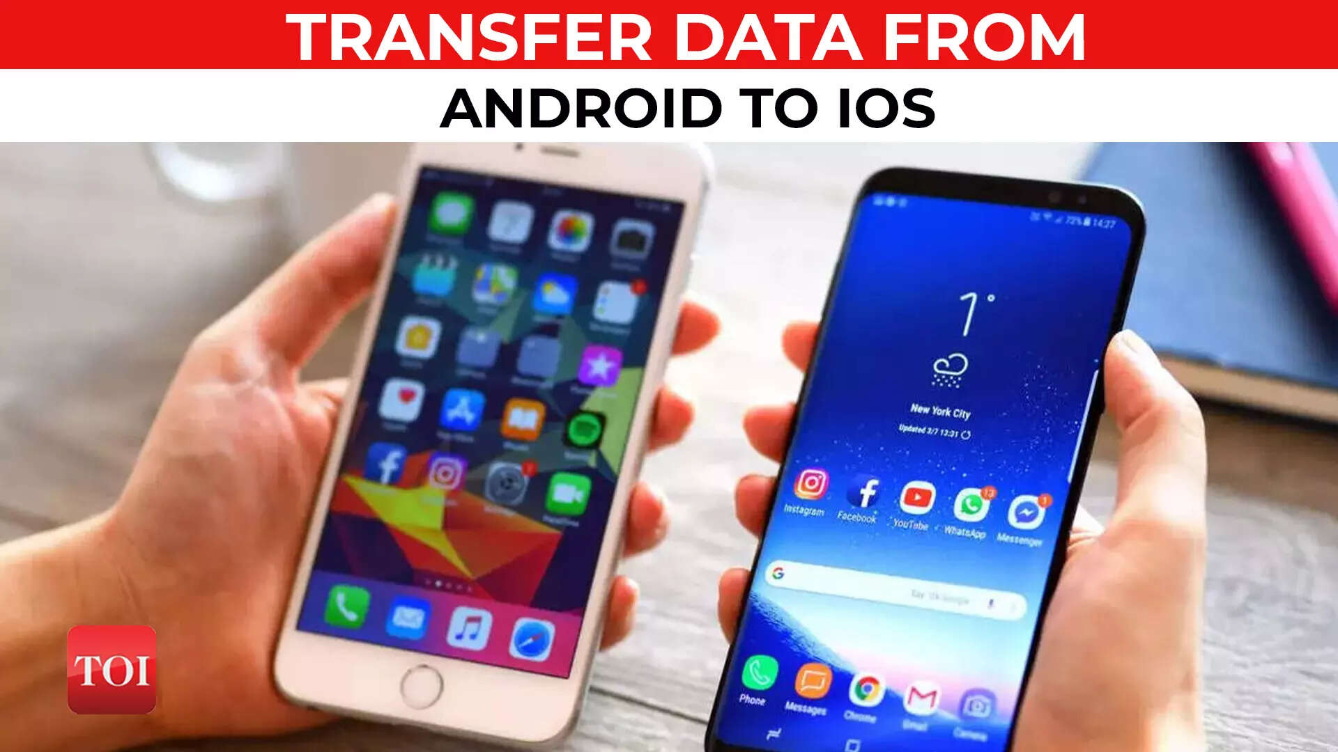 android: This is how you can transfer data from Android to iOS
