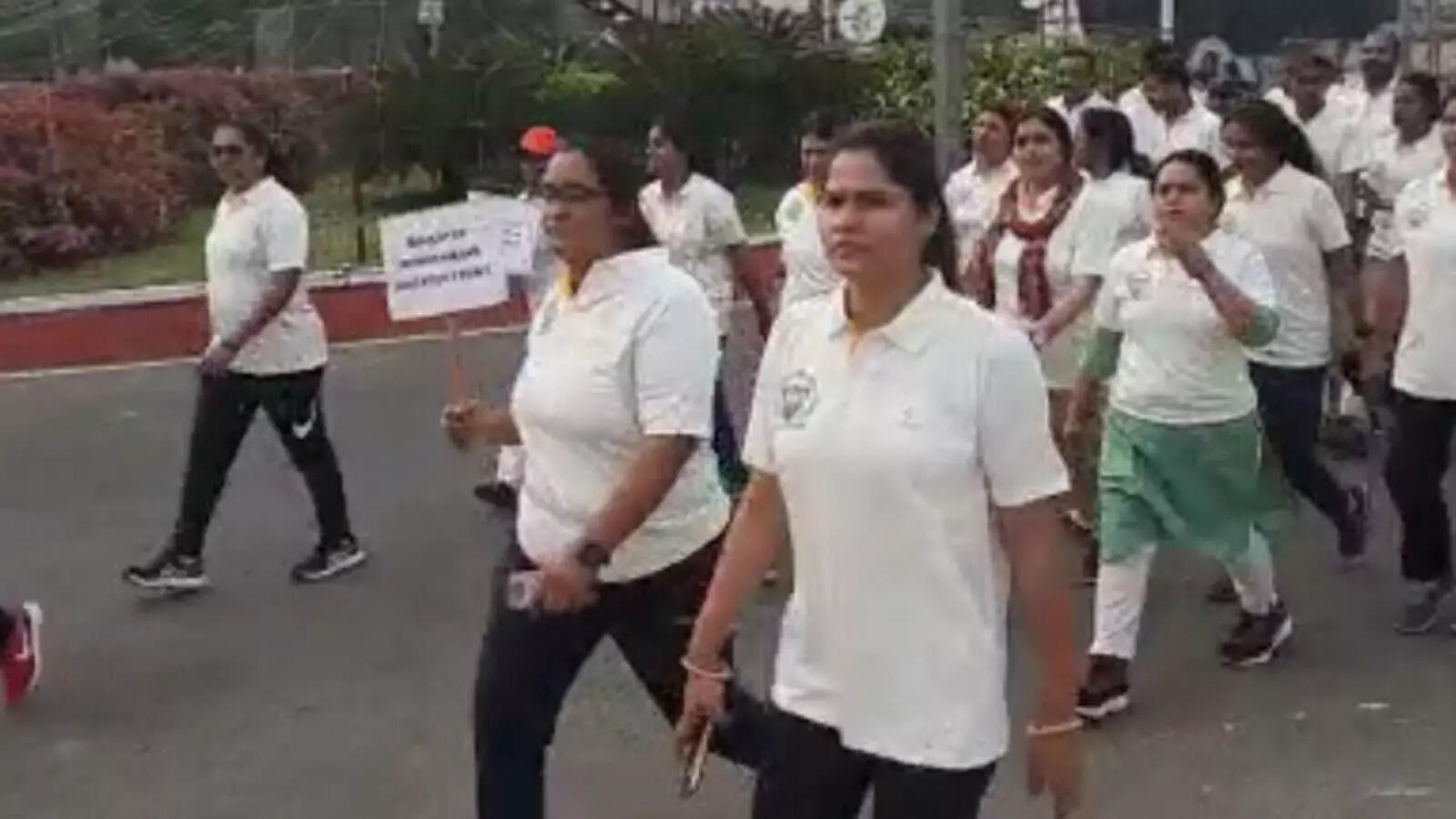 AP: Waltair Division of East Coast Railway Women’s Welfare Organisation organises rally on Women ...