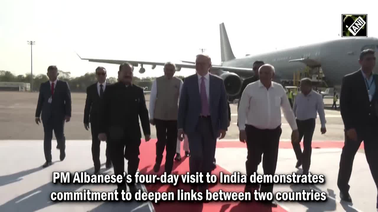 Australian PM Anthony Albanese lands in Ahmedabad; on visit to deepen ties with India
