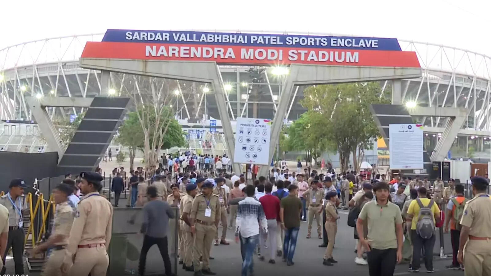 Fans flocked to the iconic Narendra Modi Stadium to create World Record